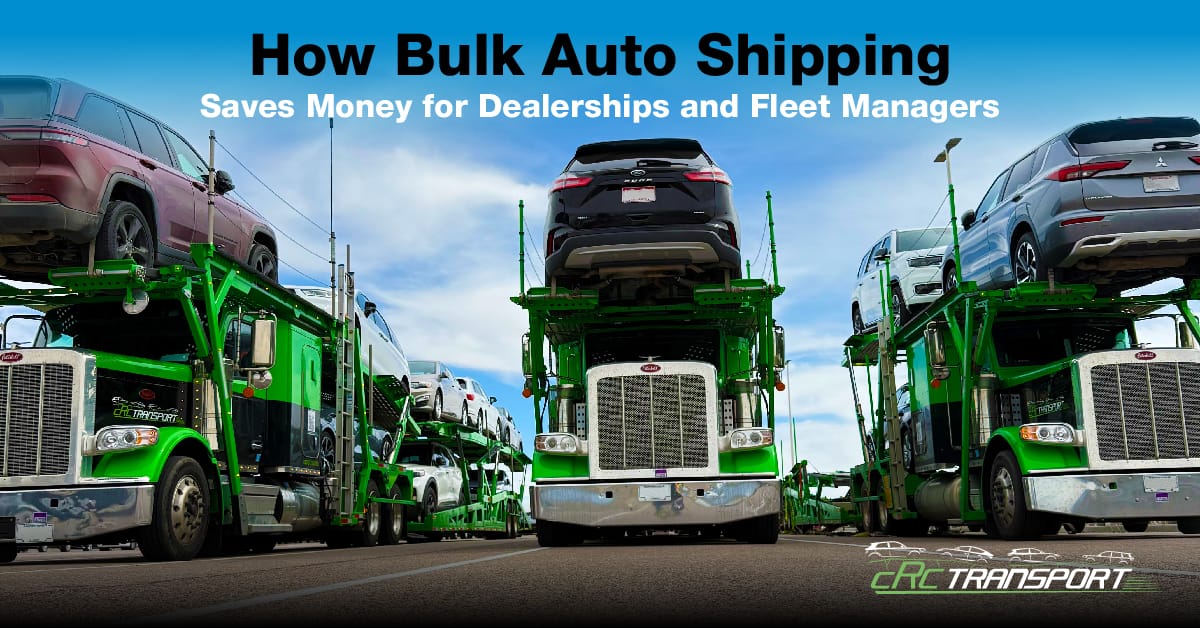 Bulk Auto Shipping for Businesses - Cut Costs and Streamline Logistics